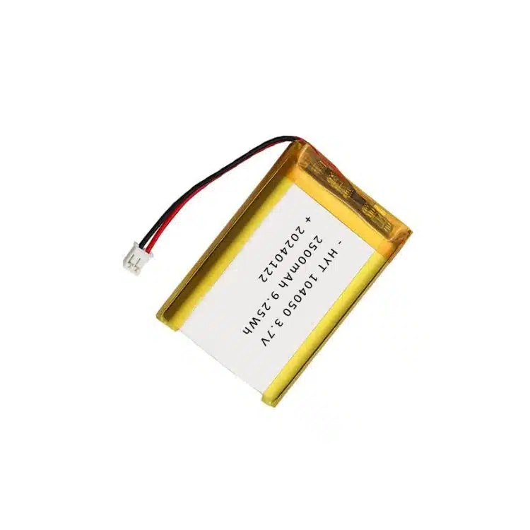 104050 3.7V 2500mAh battery - Hongyitai